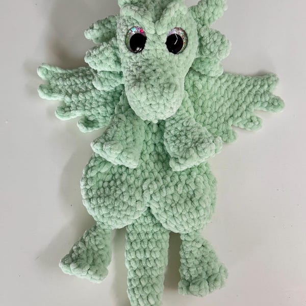 Crochet Dragon Snuggler Pattern Morningstartail Feathertail Daggertail ...
