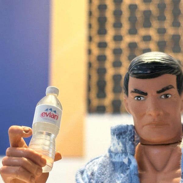 Mini Water Bottle, 1:6 Scale Prop - Etsy