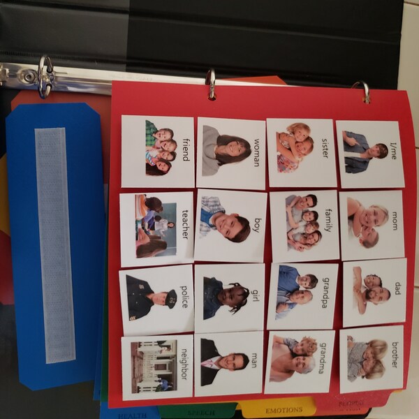 My Communicaid 1 Communication Book 215 Cards Bilingual English Spanish ...