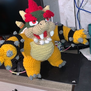 Bowser Crochet Pattern Amigurumi PDF ENGLISH Instructions Only - Etsy UK