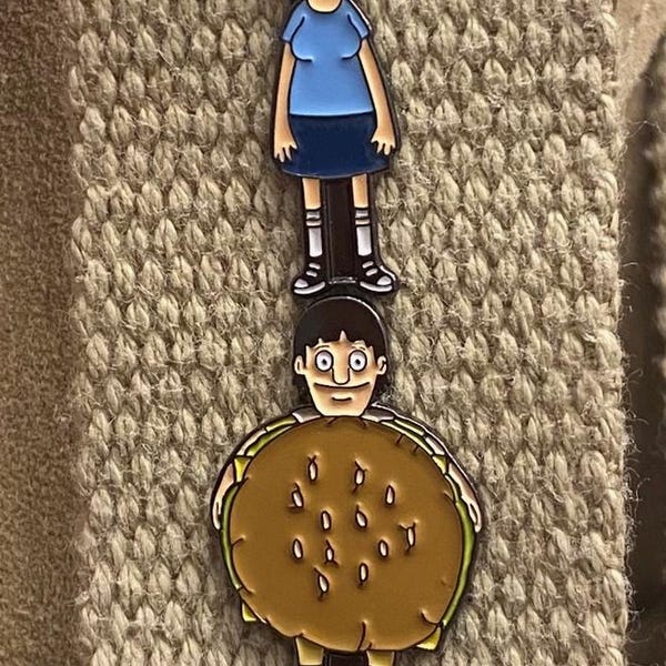 Bob Burger Family Anime Enamel Pin Funny Cartoon Pin Cartoon Enamel Pin ...