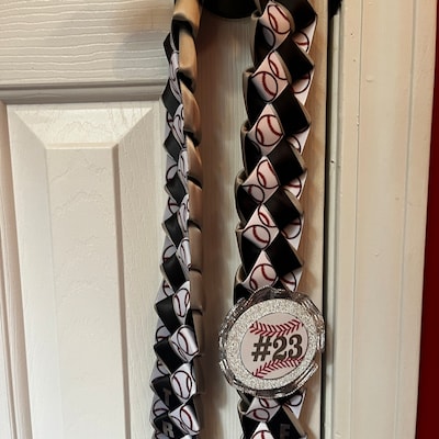 Baseball Ribbon Lei/graduation Leis/senior Night/sport Night/graduation ...