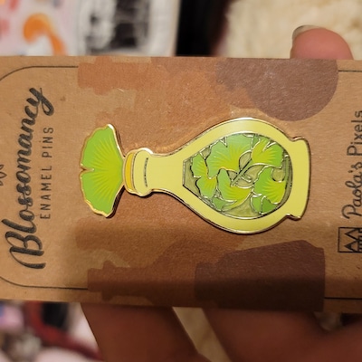Green Ginkgo Potion Enamel Pin, Dungeons and Dragons Enamel Pin, Dnd ...