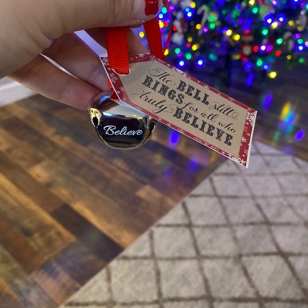 Polar Express Bell Still Rings Party Gift Tags - INSTANT DOWNLOAD ...