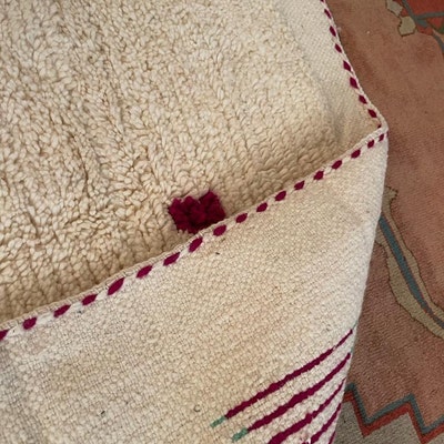 Beige and White Checkered Rug, Moroccan Checkered Rug, Brown Checkered ...