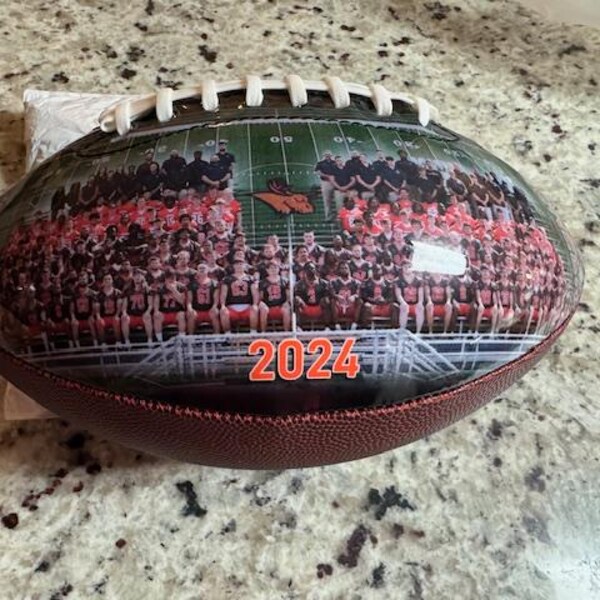 Custom Made Football - Football Player Gift, Football Coach Gift ...