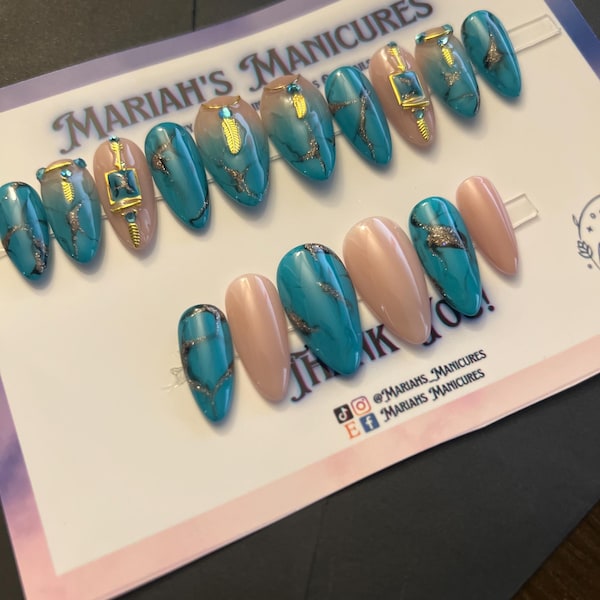 1776 Press on Nails | 4th of July Nails | USA Flag Independence Day ...