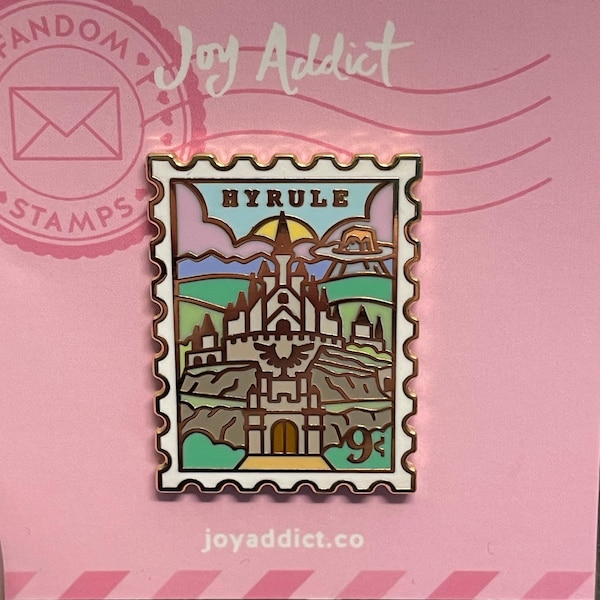 Hyrule Stamp Enamel Pin: Zelda Lapel Pin - Etsy