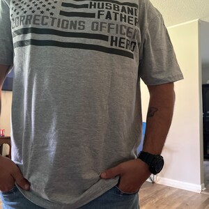 Husband Father Corrections Officer Hero Unisex Twill Hat, Corrections ...