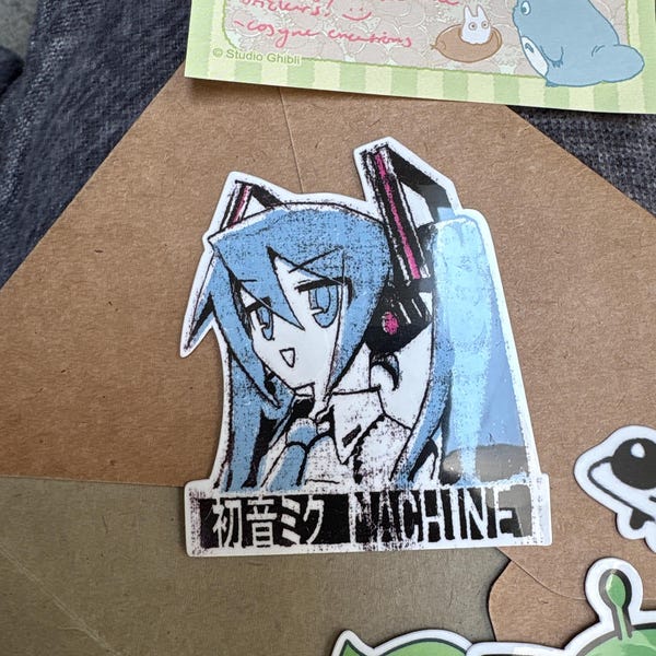 Alien Kasane Teto Sticker Chibi Gnarp Gnarp Ver. - Etsy