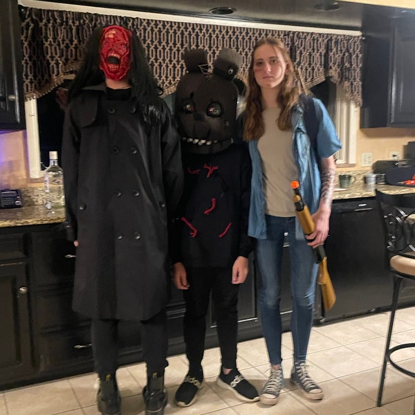 Malignant "gabriel" Latex Strap Mask - Etsy