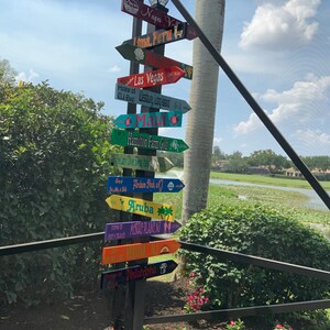 Custom Directional/ Mileage Signs, Custom Destination Signs, Outdoor ...