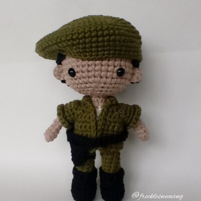 Crochet Pattern of Soldier Army Amigurumi/plushies/bagcharm PDF - Etsy