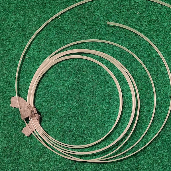Plastic baleinen 1/4 inch doorzichtig, onbedekt - baleinen voor jurken ...
