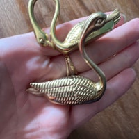 Swan Brass Knobs Kitchen Pulls and Knobs Cabinet Handles Knobs Nordic Style Drawer Knobs Pulls ...