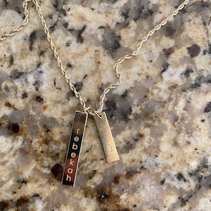 14k 18K Solid Gold Custom Initial Ring Thin Band Personalized | Etsy