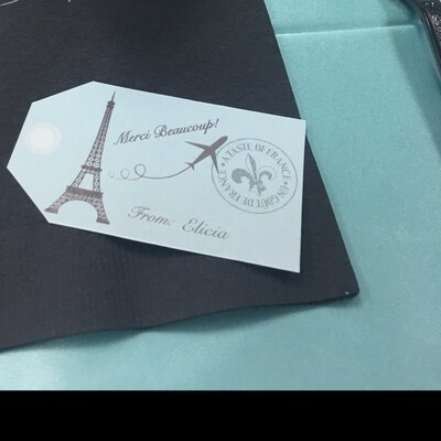 Editable-paris Favor Tags, Paris Theme Favor Tags, Bridal Shower Favor ...