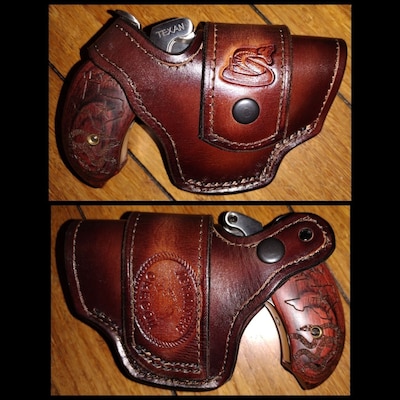 Western Leather Cowboy Holster Colt SSA Colt Python - Etsy