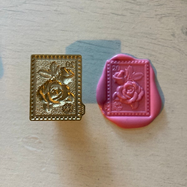 8 Designs of Post Stamp Seal Wax Seal Stamp, Metal Stamp Head Wax Seal ...
