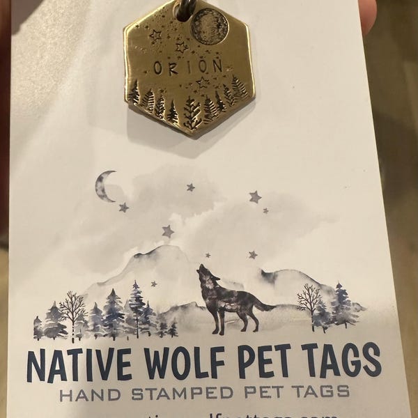 Silver Pet Tag, Metal ID Tag, Customised Tag, Personalised, Pet Tag ...