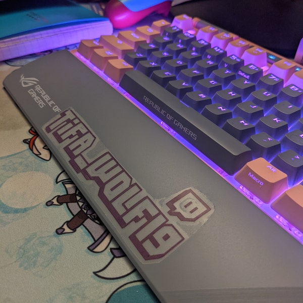 Custom Twitch Name Decal FREE SHIPPING - Etsy