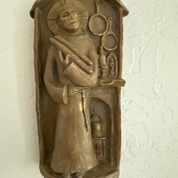 Handmade St. Paschal Statue: Patron Cooks, Chefs, Kitchens - Etsy