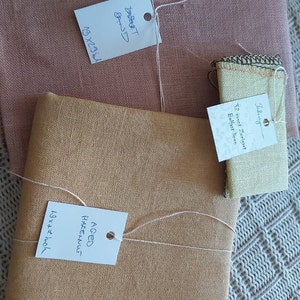 40 Count BABY SHEEP Hand Dyed Linen for Cross Stitch | Etsy