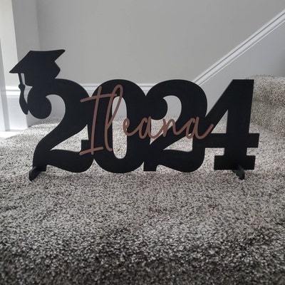 Custom Graduation Decor Name Sign, Custom Grad Sign, Class of 2024 ...