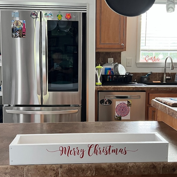 Cursive Merry Christmas Vinyl Decal - Cursive Merry Christmas Vinyl ...