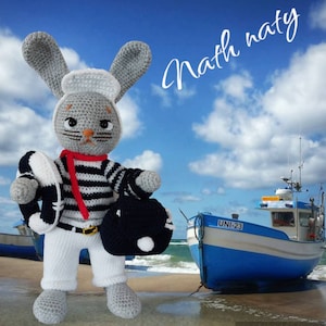 Crochet PATTERN Bunny Sailor/ Rabbit Crochet Bunny Amigurumi Pattern ...