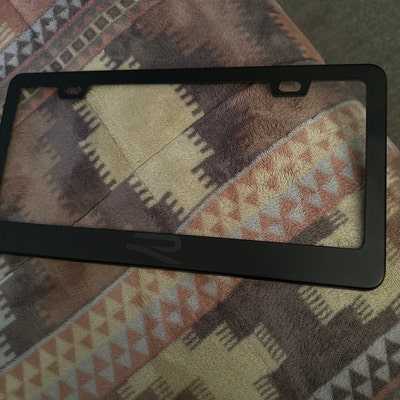 Kenne Bell Supercharged Black Metal License Plate Frame W/ Screws ...