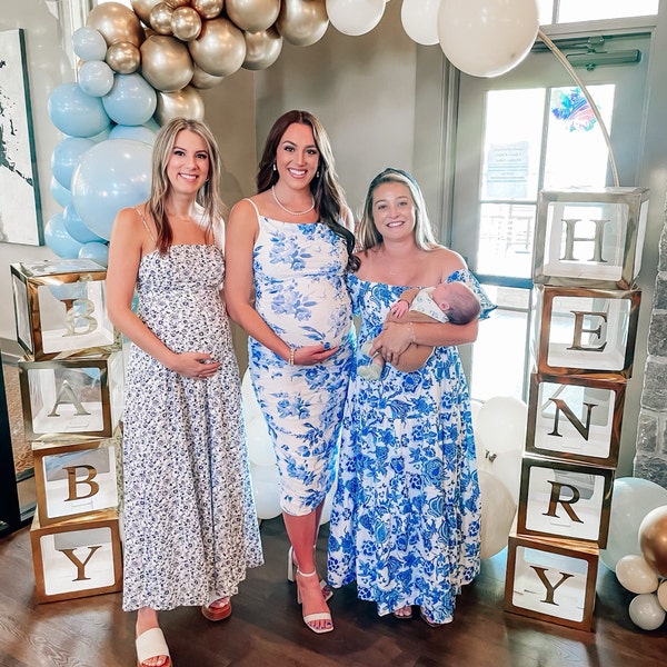 Neutral Baby Shower DIY Balloon Garland Arch Kit | Soft Cloud Blue ...