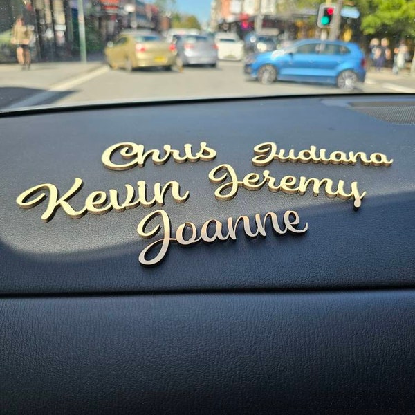 Laser Cut Wedding Place Names, Personalized Table Decor, Custom MDF ...