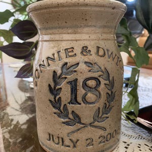 Personalized Wedding and Anniversary Pottery Gifts - Etsy
