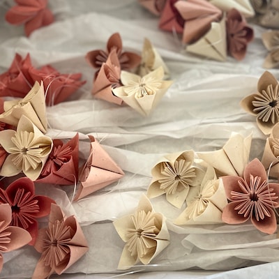 Handmade Origami Diamond Garland - Etsy