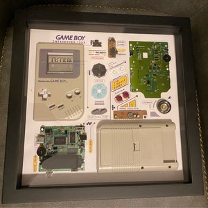 Framed Nintendo Game Boy GB Disassembled Game Console Tear Down Wall ...
