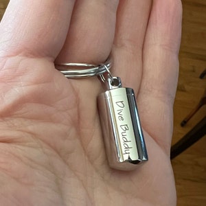 Custom Cremation Keychain Urn for Human and Pet Ashes, Personalized ...