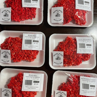 Printable Fake Meat Labels Halloween Prank Funny Fake Food - Etsy