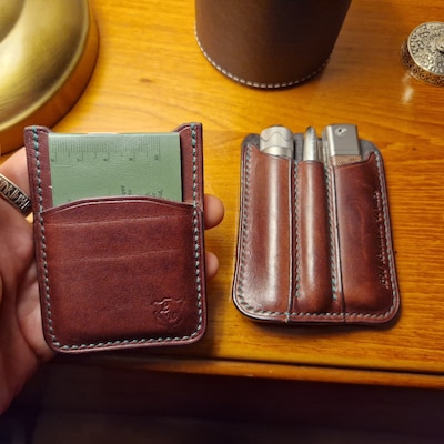 Handmade Leather Pocket Leatherman Organiser/caddy. the - Etsy