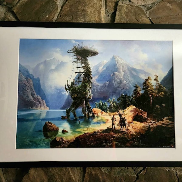 Art Print HZD Coming Home, Longneck Landscape, Printed With Archival ...