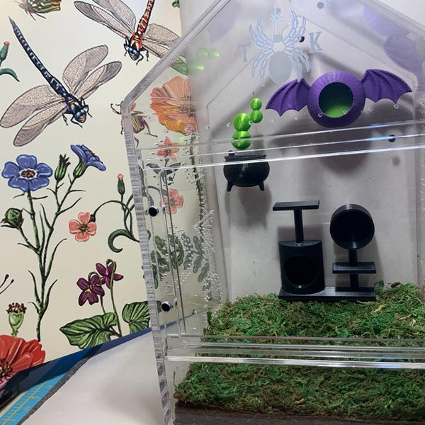Magnetic Vivarium Name Sign for Lizards, Snakes, Spiders & More ...
