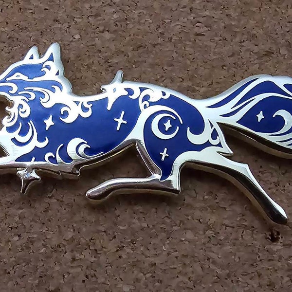 Gold Ocean of Sky Floating Islands Hard Enamel Mini Pin Set Night ...