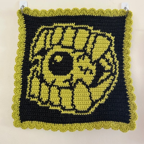Vampire Eyeball Tapestry Crochet Pattern / Wall Hanging / Weird Art ...