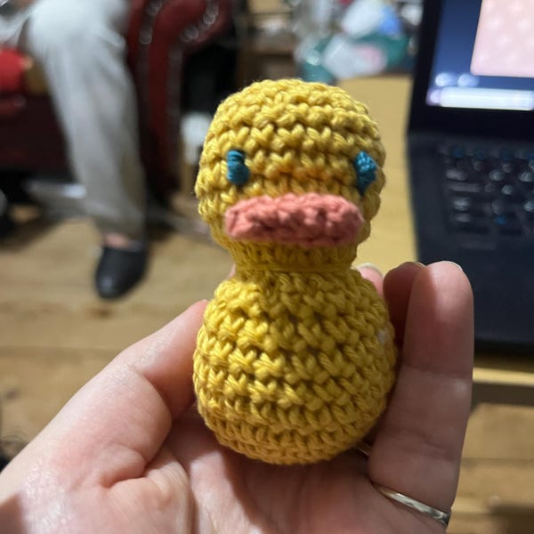 Crochet Pattern: Rubber Duck – No Sew, 4 Versions, Beginner-friendly ...