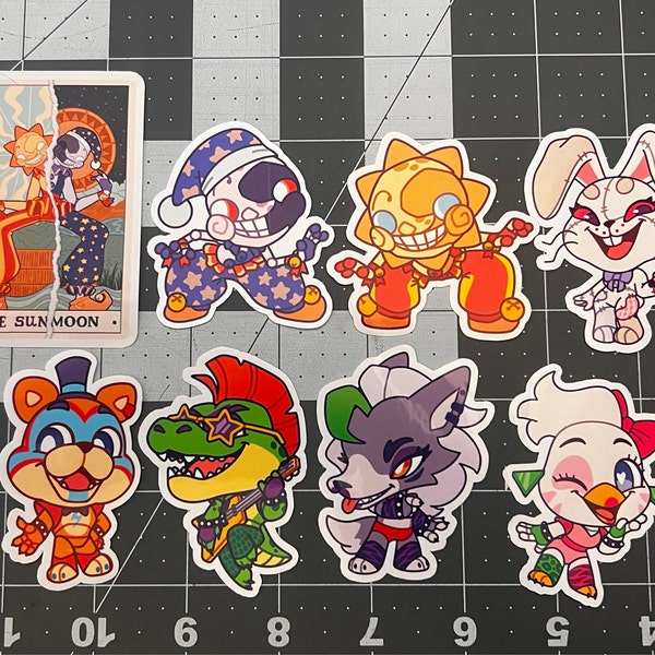 FNAF Security Breach Stickers | Five Nights at Freddy's Stickers ...