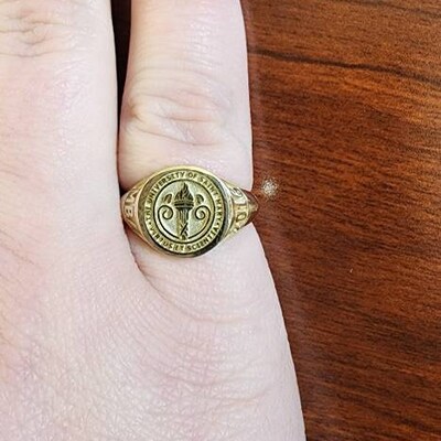 Custom Signet Ring Wax Seal, Wax Seal Ring, Custom Wax Seal Ring ...
