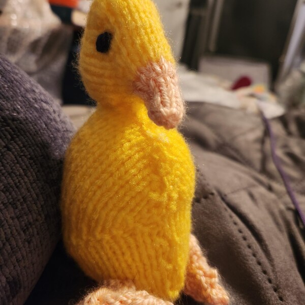 KNITTING PATTERN - NEW Lucky Duckling - Etsy