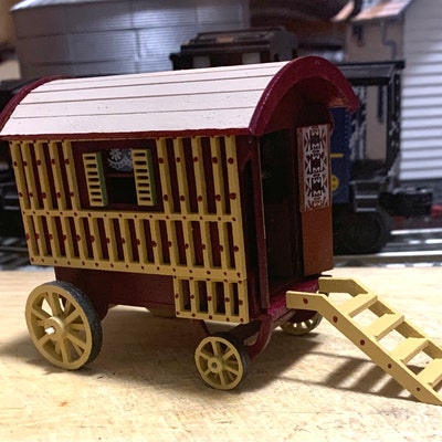 1:48 Old Retro Miniature Caravan Kit. - Etsy