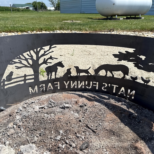 Custom Fire Pits Custom Fire Ring Pits Heavy Duty Outdoor Fire Pit ...