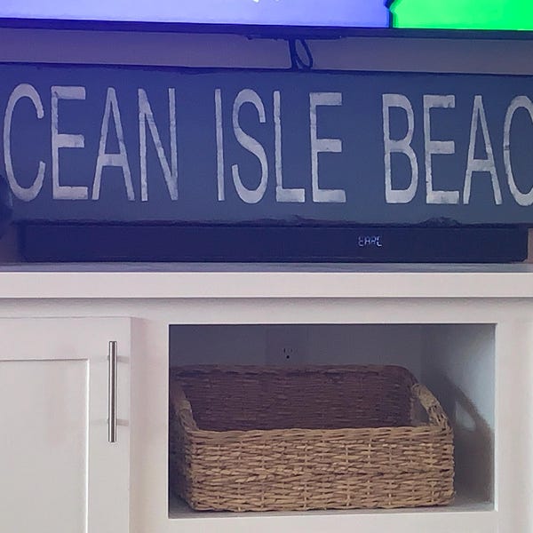 Carova Beach, Corolla, Outer Banks, NC Sign on Barn Wood - Unique ...